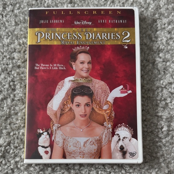 Disney | Media | Disney Princess Diaries 2 Dvd With Red Cover | Poshmark